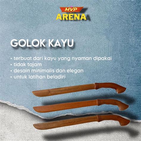 Jual Golok Ipsi Silat Kayu Latihan Silat Untuk Pemula Dan Usia Dini