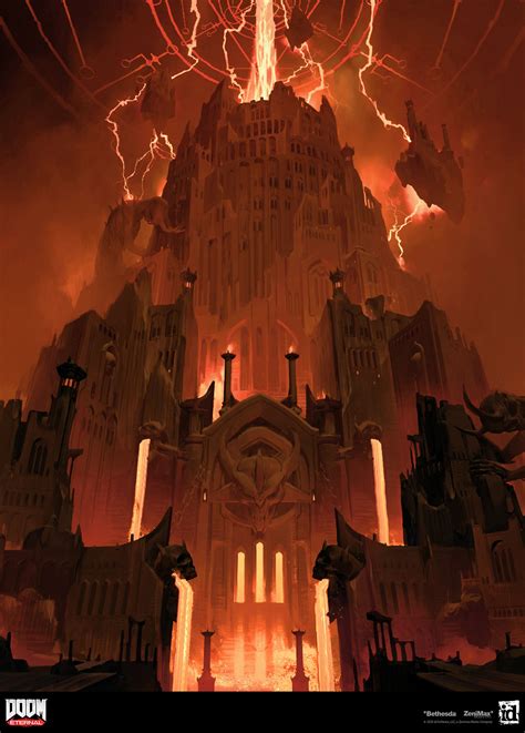 Hell Tower Doom Eternal Concept Art Artofit