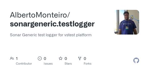 GitHub AlbertoMonteiro Sonargeneric Testlogger Sonar Generic Test