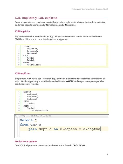 Ut4 4 1 Visualizacion De Datos Varias Tablas Pdf