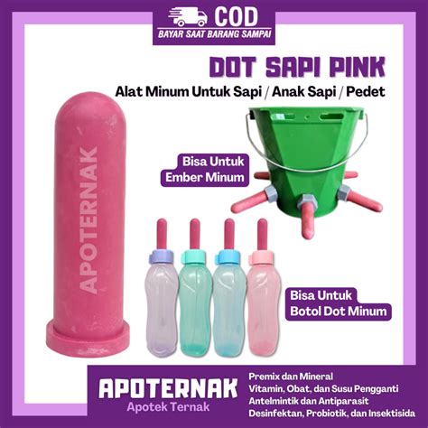 Jual DOT SAPI PEDET PINK TIPE 2 Dot Untuk Pedet Anak Sapi BERKUALITAS