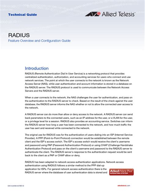 radius feature overview guide pdf radius proxy server