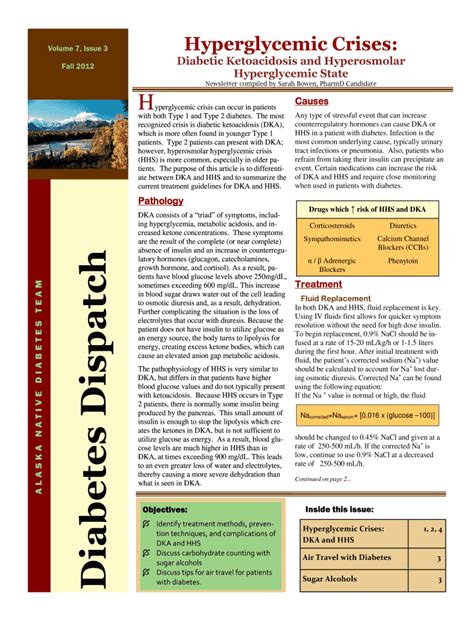 Fillable Online Alaskapharmacy Hyperglycemic Crises Fax Email Print