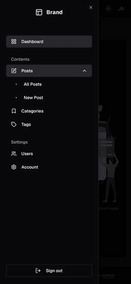 Shadcnui Sidebar