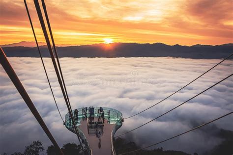 Betong Yala Thailand 2020 Talay Mok Aiyoeweng Skywalk Fog Viewpoint