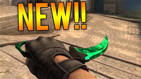New Cs Go Emerald Gamma Doppler Knives Gameplay Showcase Youtube