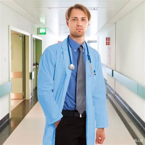 Ruffty Blue Cotton Lab Coat, For Laboratory, Machine wash at Rs 500 ...