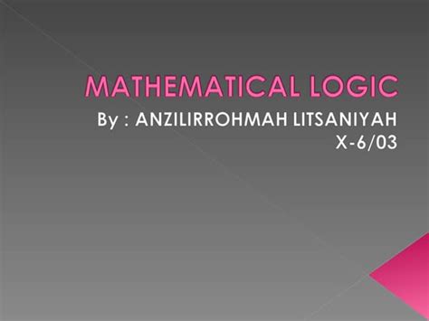 mathematicallogic ppt