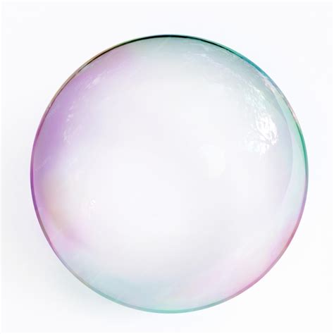 Premium Photo Colorful Dreamy Bubble On White Background 3d Render