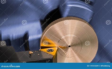 Detail Of A Tool Bit When Turning On A Lathe Stock Image Image Of Accuracy Machinery