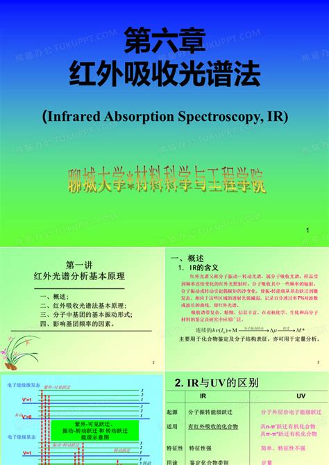 红外光谱ppt模板下载编号lnngynmo熊猫办公