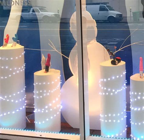 S F Holiday Window Display Presents Festive Sex Toys