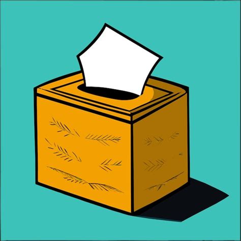 Premium Vector Tissue Box Vector Illustration