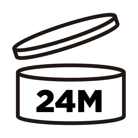 24 Month Period After Opening PAO Symbol Expiration Date Icon