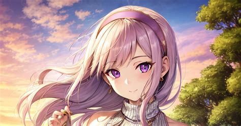 魅惑のふともも エミリアさんがベンチに座っていますの（aiイラスト） ラブリーパンチ（パロディ）のイラスト Pixiv