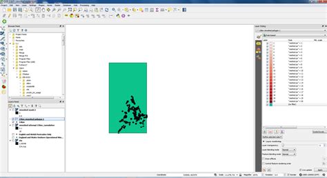 Clip Trouble Selecting Points Within A Viewshed Using QGIS Geographic Information