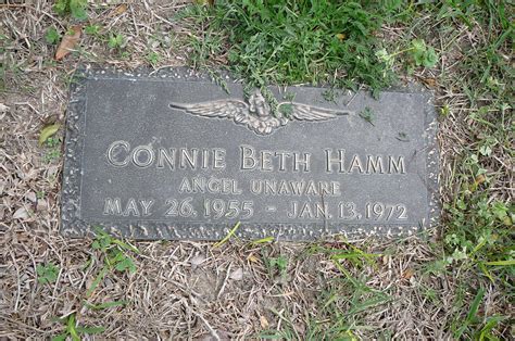 Connie Beth Hamm 1955 1972 Find A Grave Memorial