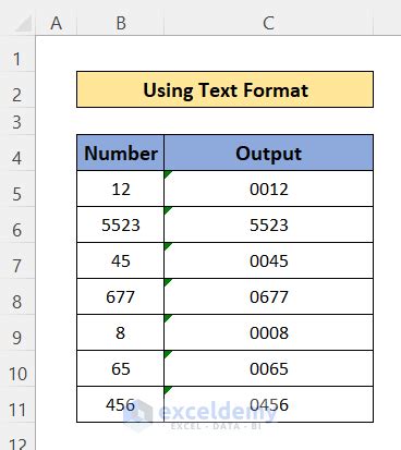 How To Put In Excel In Front Of Numbers Handy Methods Exceldemy