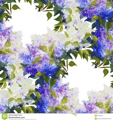Spring Seamless Pattern Background Stock Vector Illustration Of
