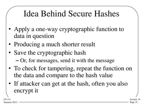 Cryptography Much Of Computer Security Is About Keeping Secrets Ppt Download