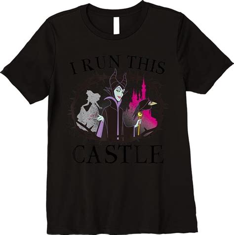 Disney Sleeping Beauty Maleficent Castle T Shirt