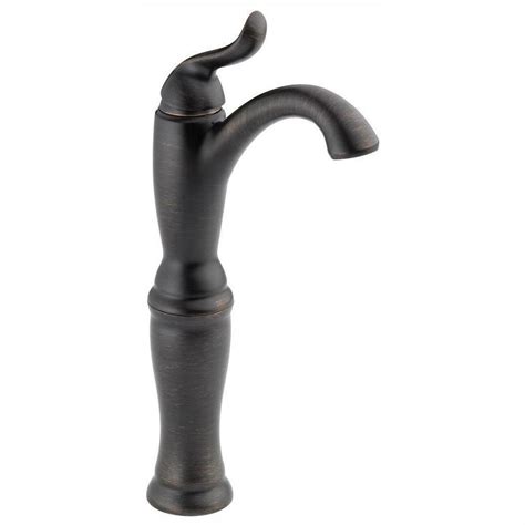 Delta Linden Single Hole Single Handle Vessel Bathroom Faucet In