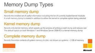 Windows Crash Dump Analysis PPTX