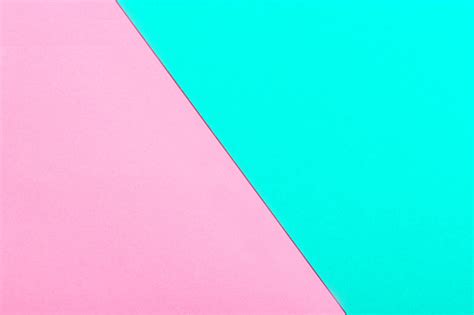 분홍색 및 청록색 컬러 종이 질감 배경 트렌드 색상 기하학적 종이 배경입니다 부드러운 종이 배경의 화려한 공예에 대한 스톡 사진 및 기타 이미지 Istock
