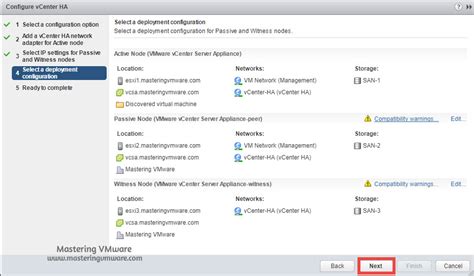 How To Configure VCenter HA Mastering VMware