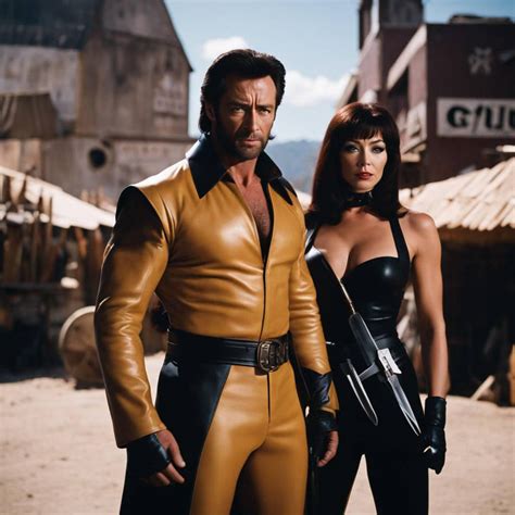 Tura Satana And Hugh Jackman As Wolverine By Creedjos On Deviantart