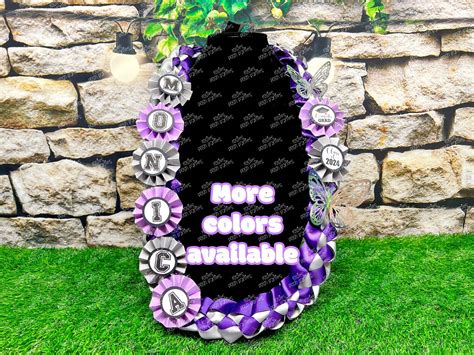 Graduation Lei Promotion T Lei Senior Night T Lei Braided Ribbon