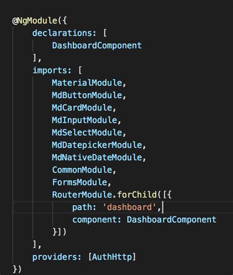 AdalModule Is Not An NgModule Issue 31 Sureshchahal Angular2 Adal