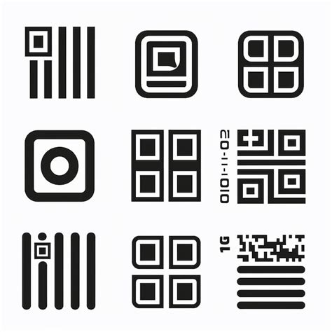 Premium Photo Vector Barcode And Qr Code Collection