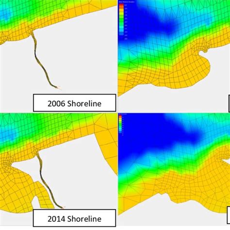 mesh model for each scenarios simulation year of 2006 2011 2014 and