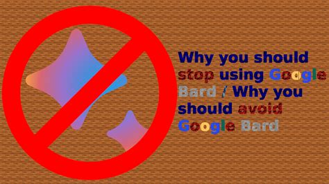 Github Seanpm Why You Should Stop Using Google Bard An