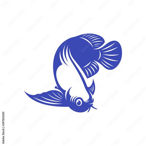 Arowana Fish Logo Vector Template Creative Arowana Fish Logo Design