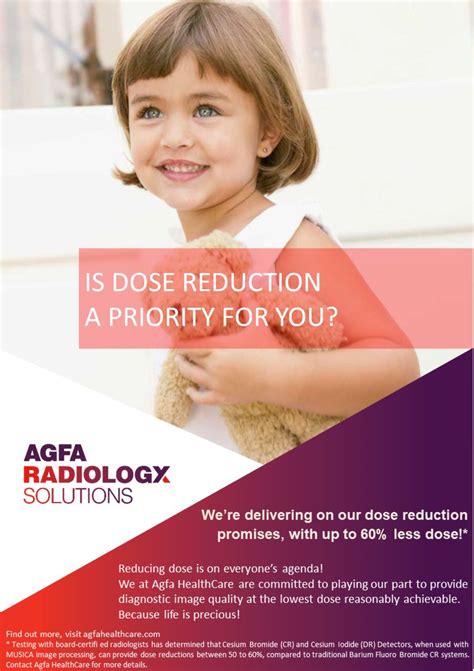 Agfas Digital Radiography Solutions Are Designed To Deliver The Optimum Balance Between Low