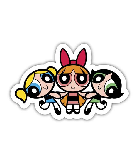 Powerpuff Gilrs Sticker Stickystore