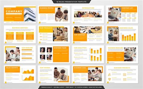 Premium Vector Business Brochure Template Editable Vector Design
