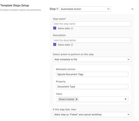 Adding Metadata To A File Using Workflows Egnyte