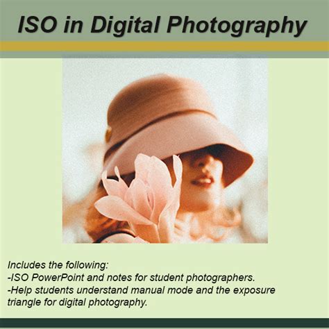 ISO Notes Presentation Understanding Exposure Triangle In Photography High School Made By