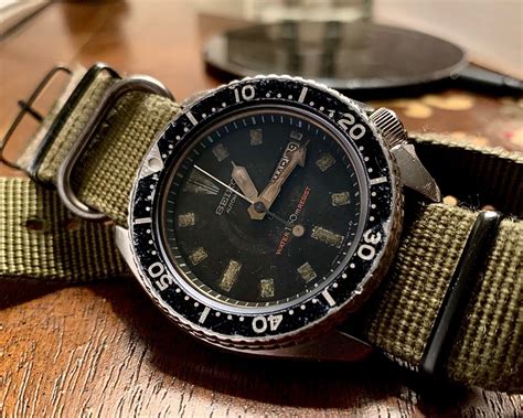 Salvaged Seiko 7548 Wabi Relic Well Worn Restoration Watchmaker Vintage
