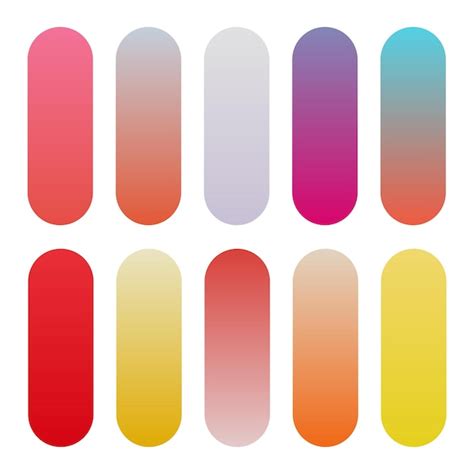Free Vector Set Of Vibrant Colorful Gradients