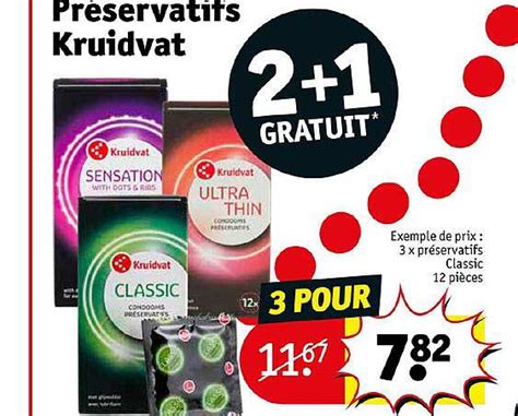 Promo Pr Servatifs Kruidvat Chez Kruidvat Icatalogue Fr