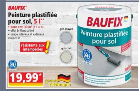 Promo Peinture Plastifiée Baufix chez Norma iCatalogue fr