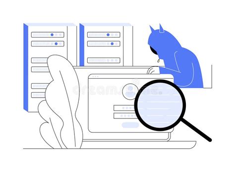 Data Stealing Malware Abstract Concept Vector Illustration Stock Vector Illustration Of