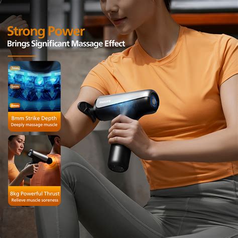 Cod Philips Massage Gun Deep Tissues Muscle Relaxation Vibration
