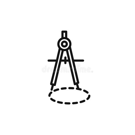 Geometric Compass Icon Vector Set Collection For Web Stock Vector Illustration Of Geometric