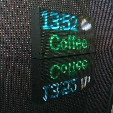 Rgb P4 Led Matrix Clock Based On Esp32