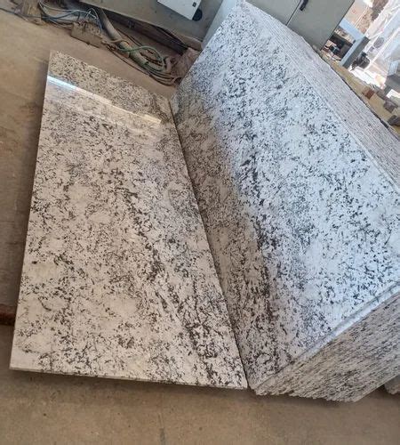 Color Gray 16mm Alaska White Granite Slab For Flooring At ₹ 180 Sq Ft